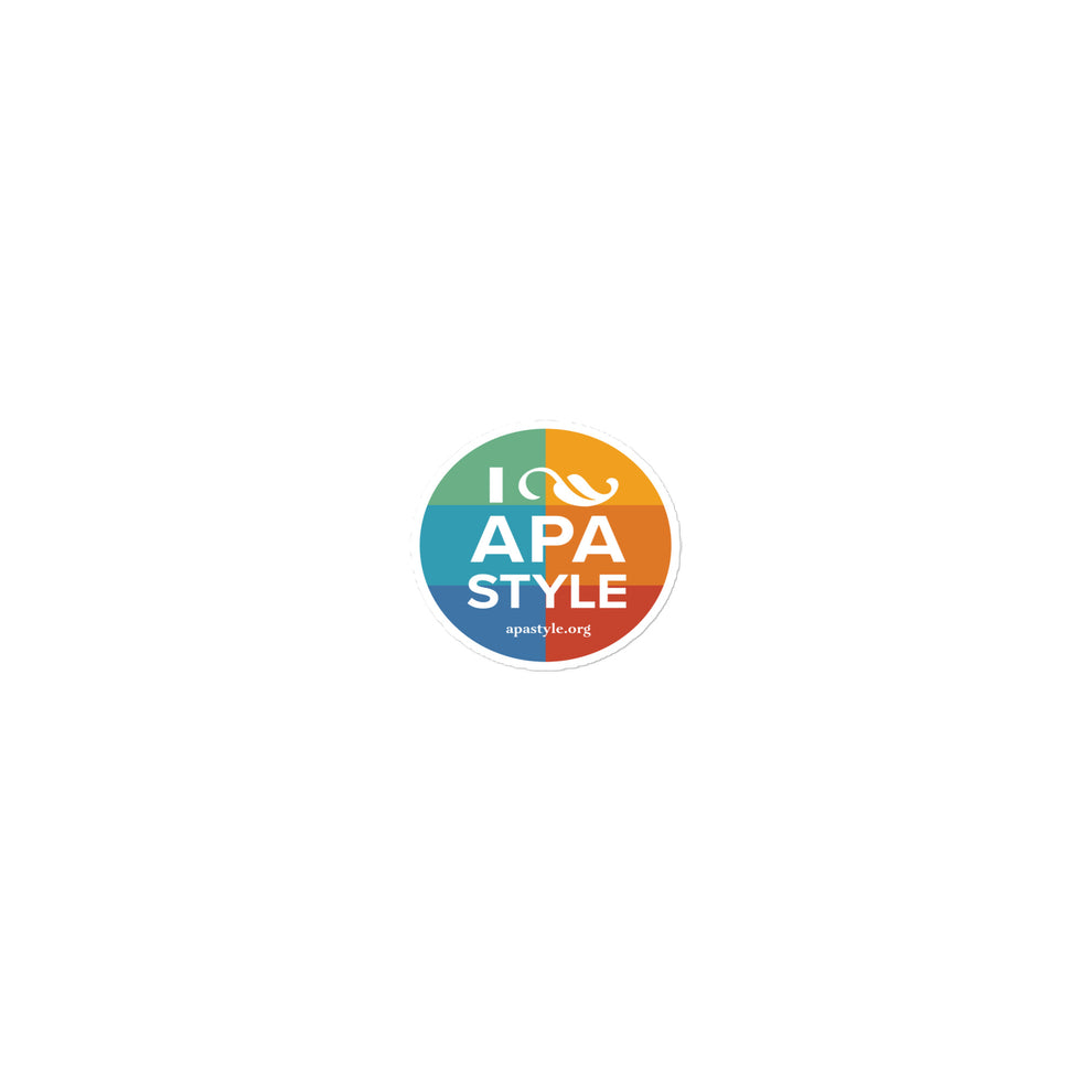 APA Style Stickers – APA Merch Store